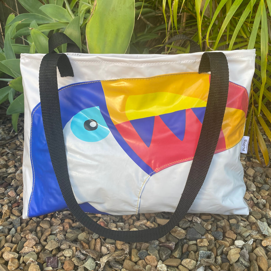 Eco-friendly Bags made with Recycled PVC from broken Pool Inflatables ...