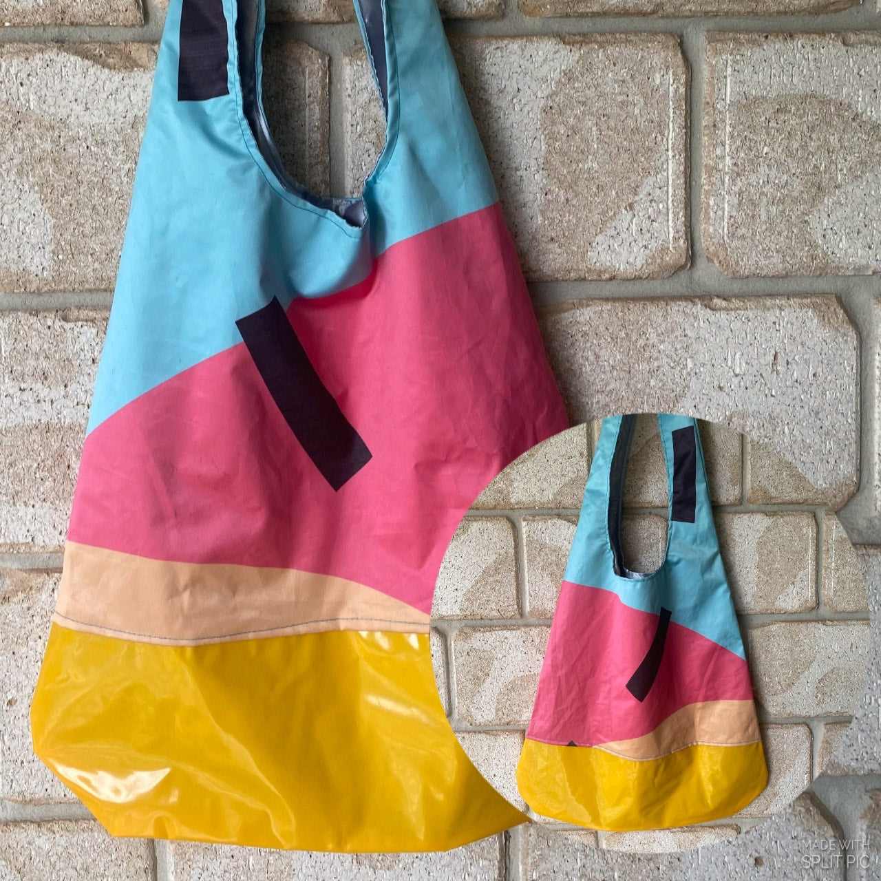 Eco-friendly Bags made with Recycled PVC from broken Pool Inflatables ...